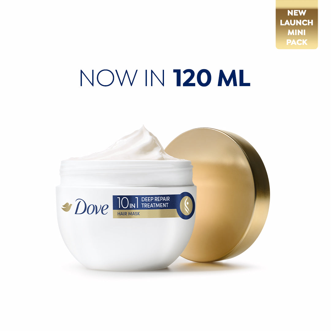 Dove 10 in 1 Deep Repair Treatment Hair Mask 120 ml, for damaged hair