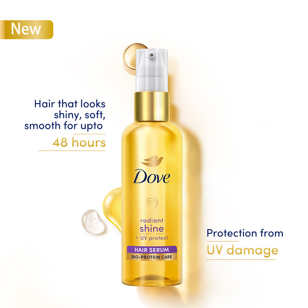 Dove radiant shine + UV protect Hair serum 100 ml